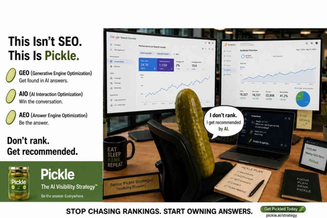 SEO Is Dead. Long Live Pickle. - Press Room